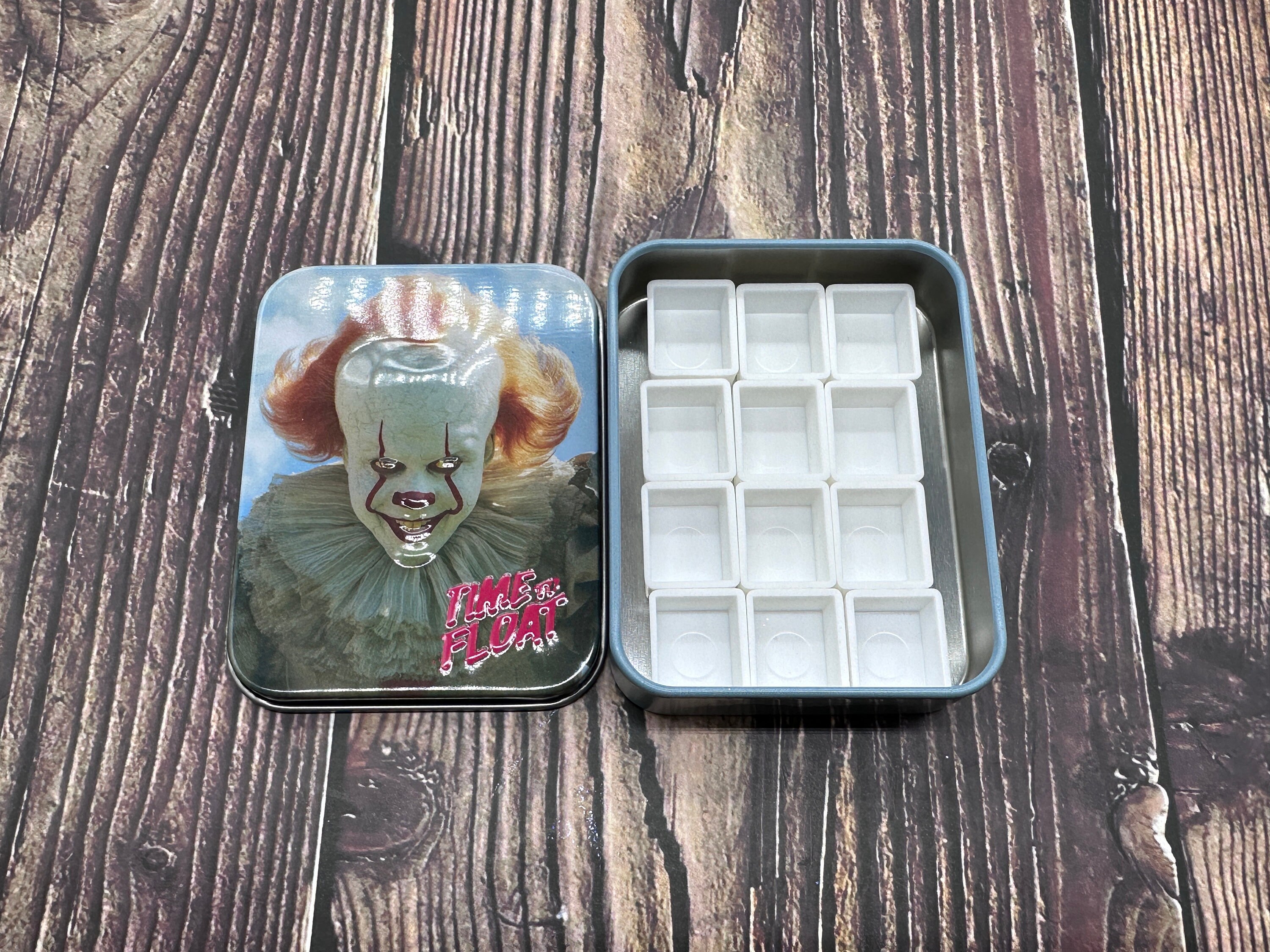 It Scary Clown Penny Wise Empty Tin Box for Handmade Watercolors - Etsy