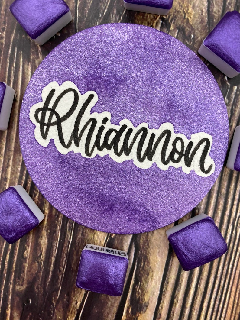 Rhiannon Purple Stevie Nicks Half Pan Handmade Watercolor - Etsy
