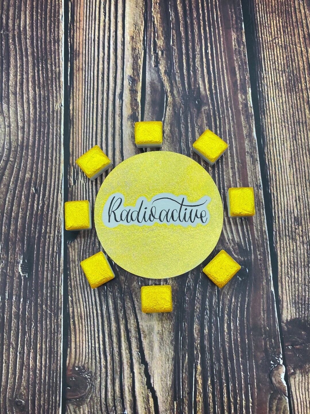 Radioactive Intense Yellow Color Shift Handmade Watercolor - Etsy