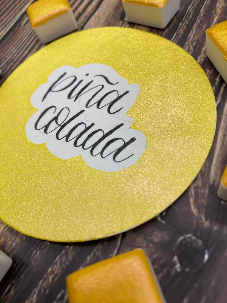 Piña Colada Yellow Chunky Glitter Sparkle Slight Colorshift Handmade ...