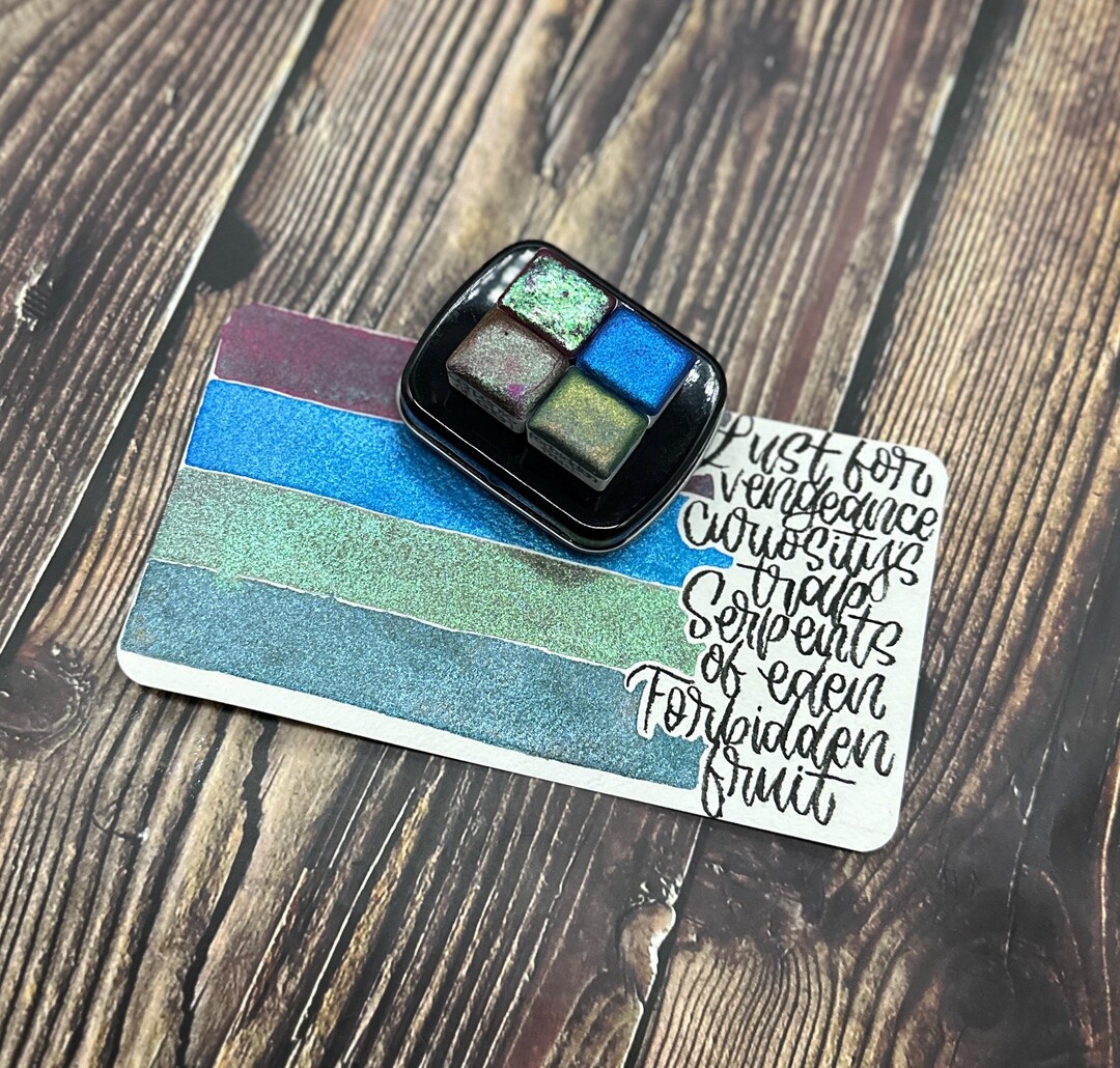 Pandoras Box Collection Color Set 2ml Half Pan Size Handmade Watercolor ...