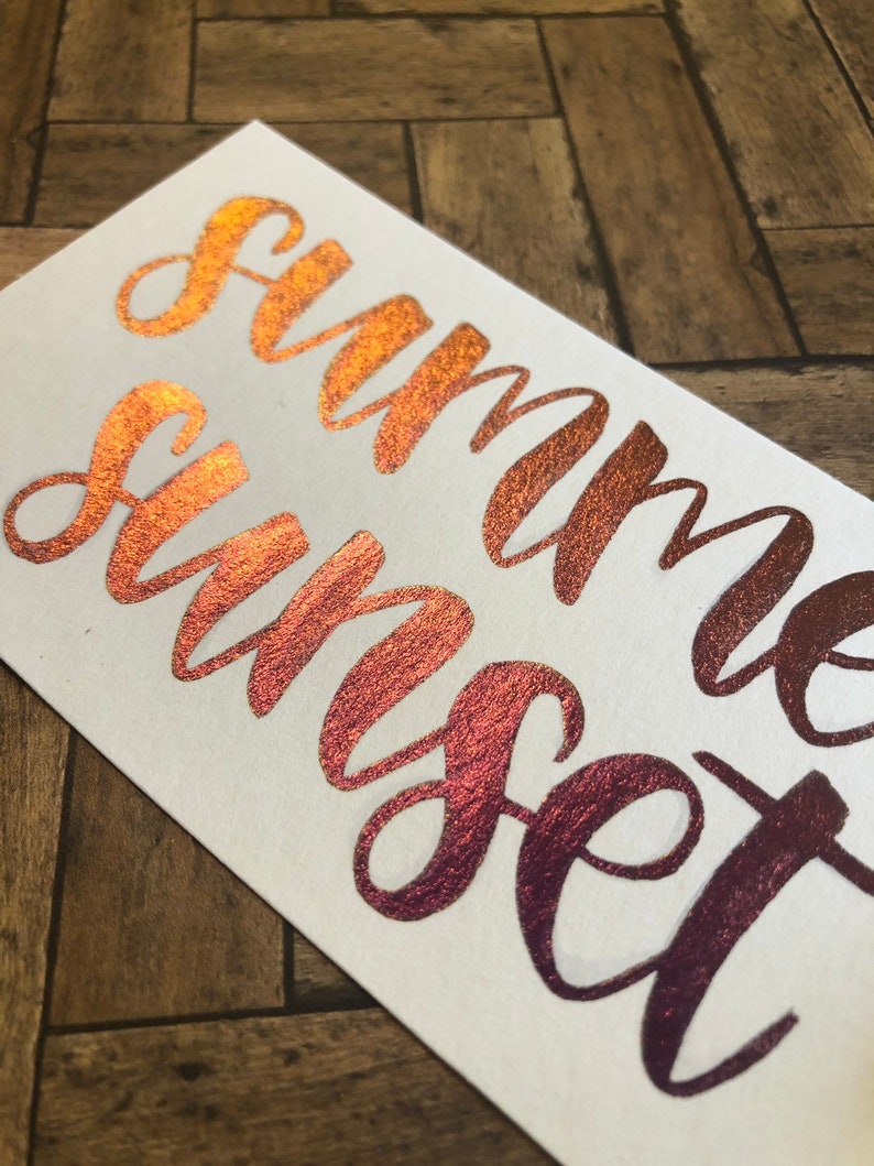 Summer Sunset Color Shift Handmade Watercolor Half Pan - Etsy
