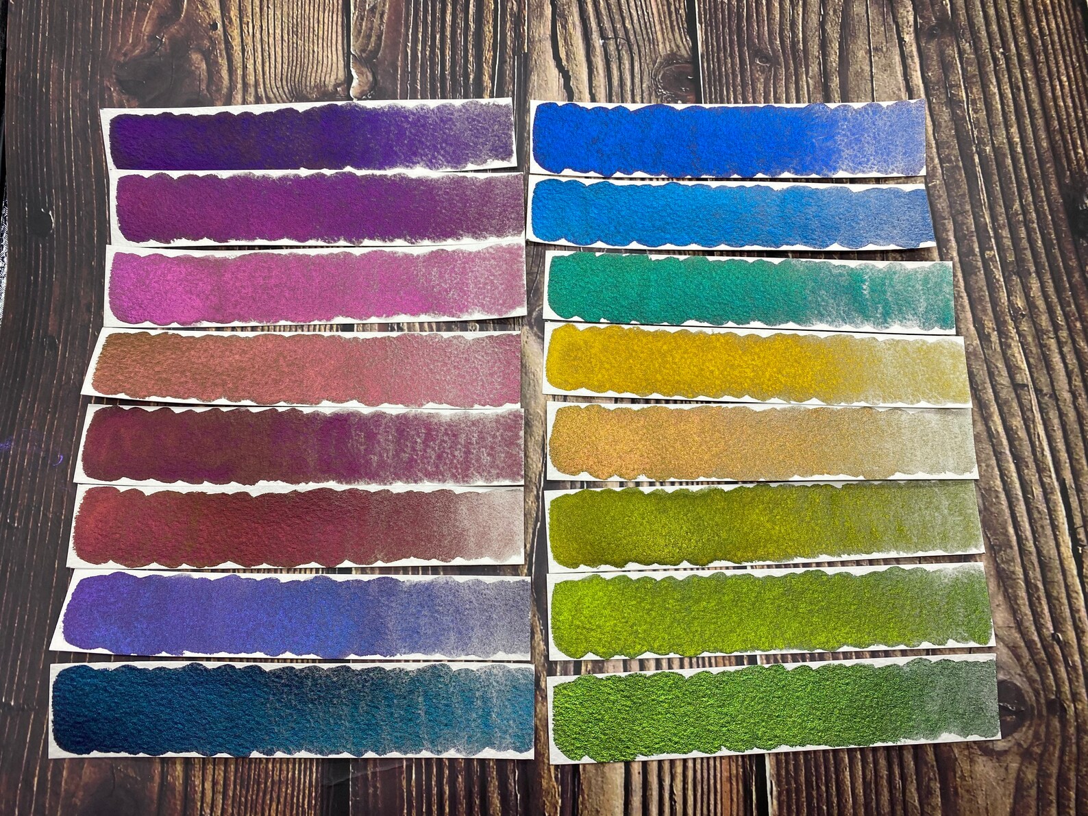 Chrome Colorshift 16 Color Set Sample Size 1mm Metal Circle - Etsy