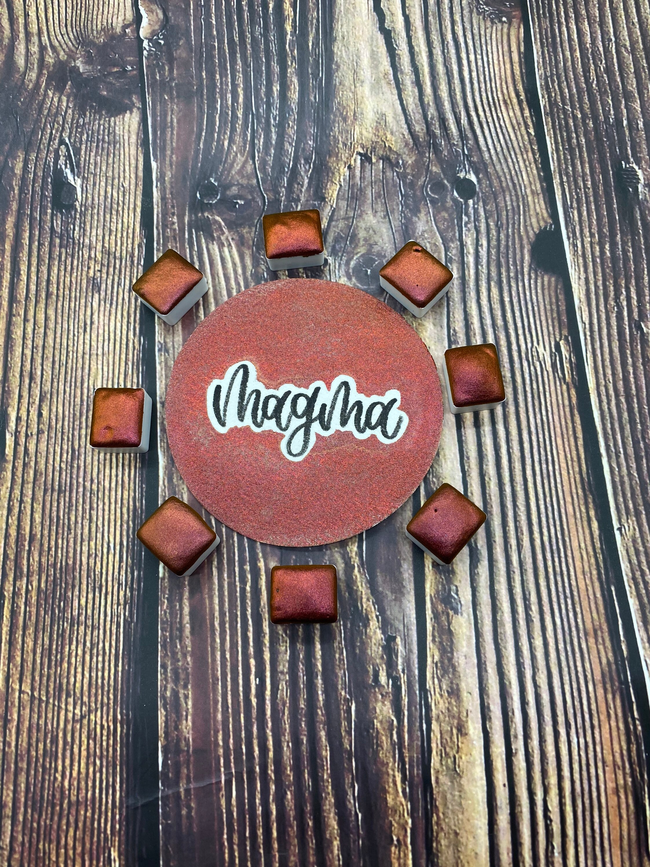 Magma Colorshift Handmade Watercolor - Etsy