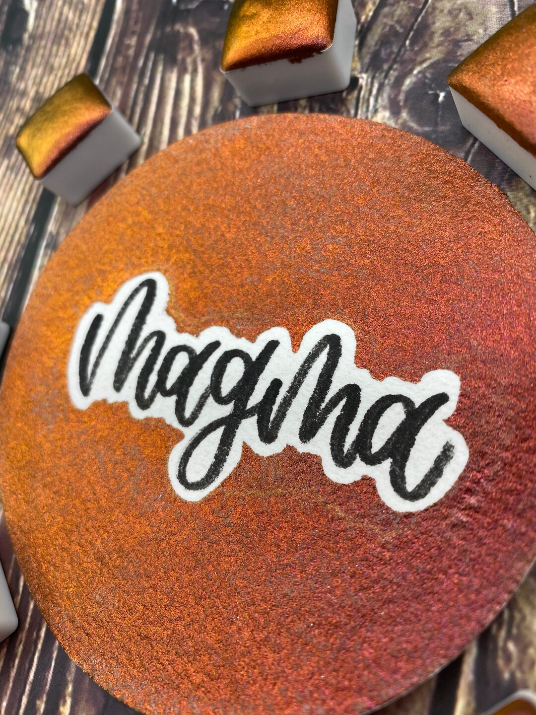 Magma Colorshift Handmade Watercolor - Etsy