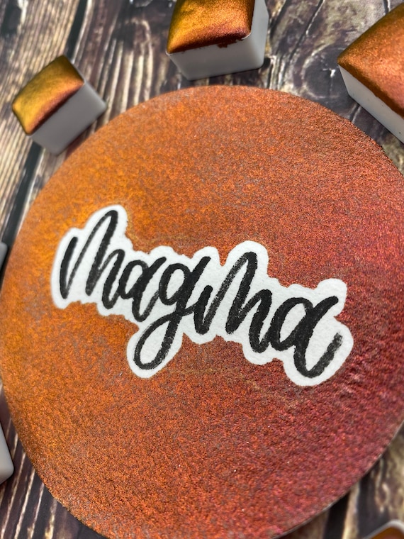 Magma Colorshift Handmade Watercolor | Etsy