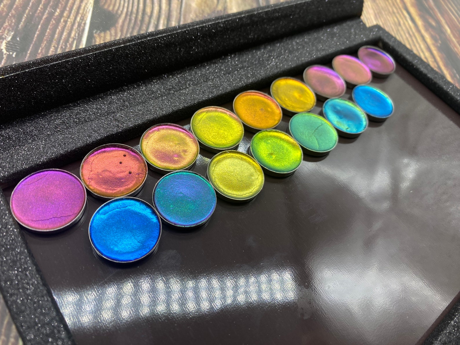 Chrome Colorshift 16 Color Set Sample Size 1mm Metal Circle - Etsy