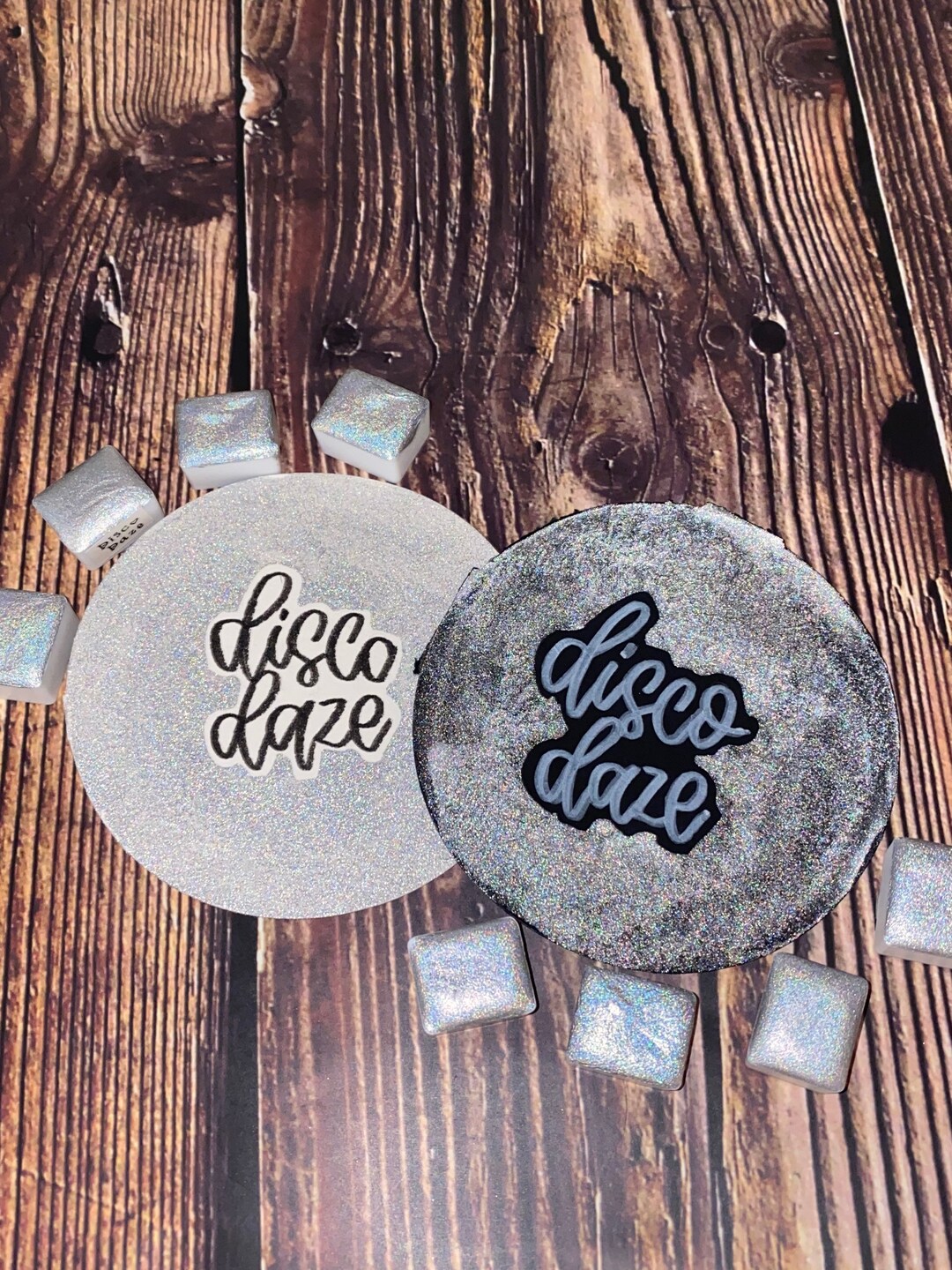 Disco Daze Holographic Handmade Watercolor - Etsy