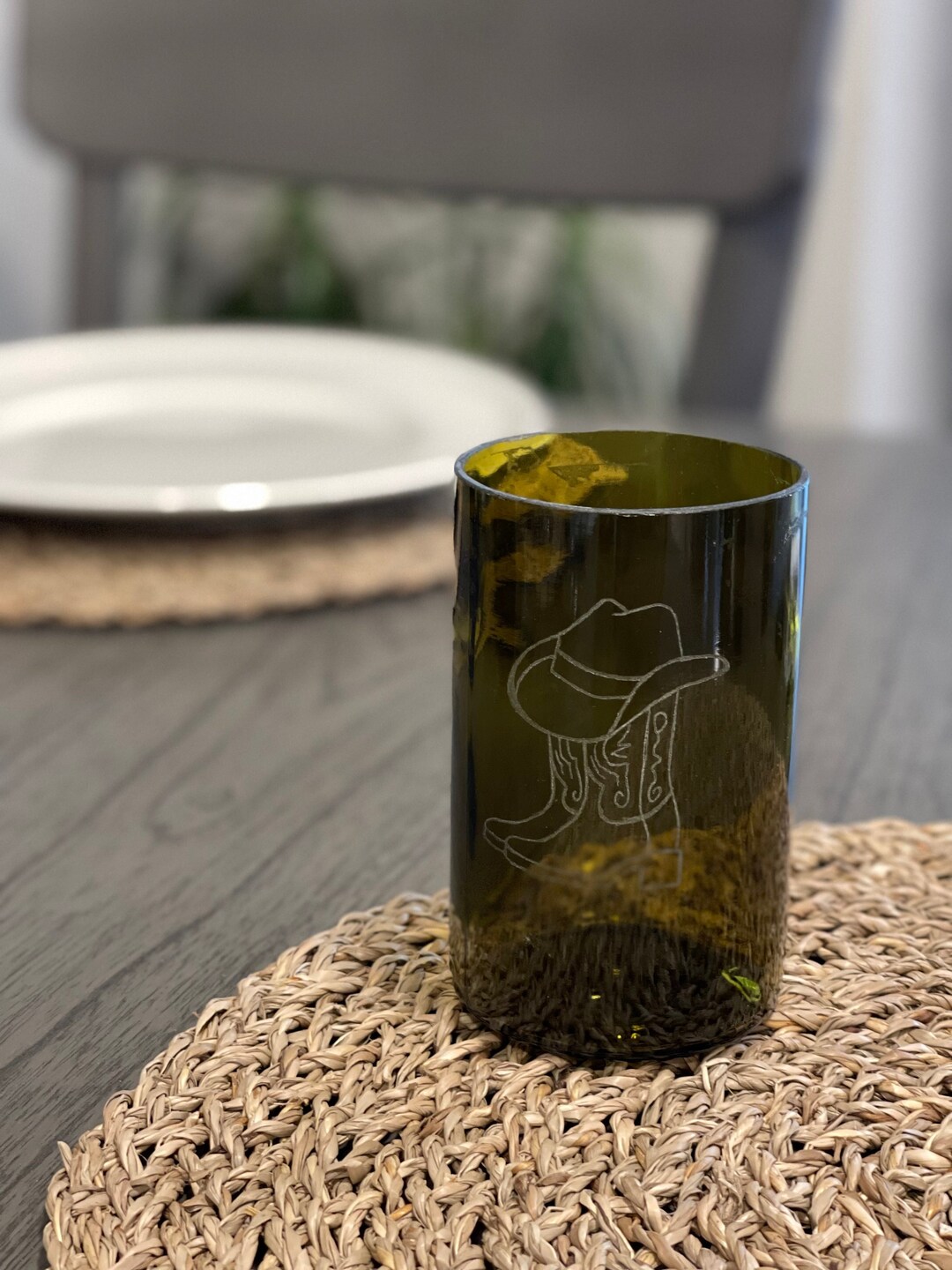 Handmade Cowboy Cup (made From Recycled Wine Bottle) - Etsy