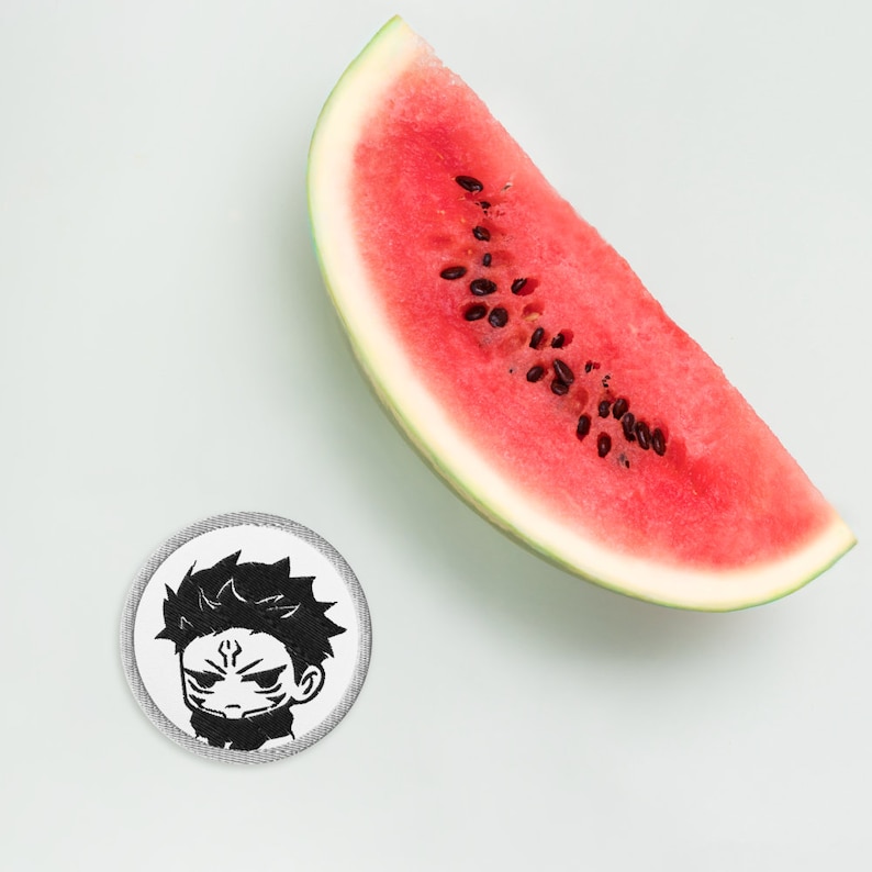 Sukuna Ryomen Embroidered Patches (jujutsu Kaisen) - Etsy