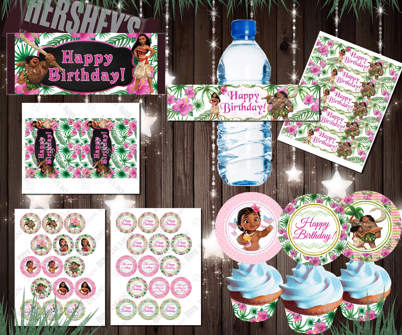Moana Birthday Decorations Birthday Party Package Party - Etsy