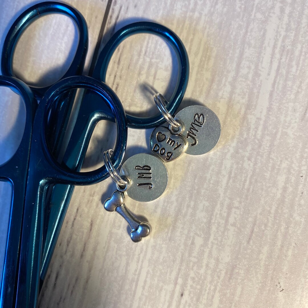 Set of 3 Personalised Veterinary Instrument Charms, Accessory, Glitter ...