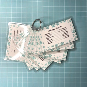 Comprehensive Badge Card for ID Badge Clip Reel Reference - Etsy Canada