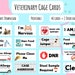 Veterinary Cage Cards: Printable Vet Clinic Alerts (digital Download ...