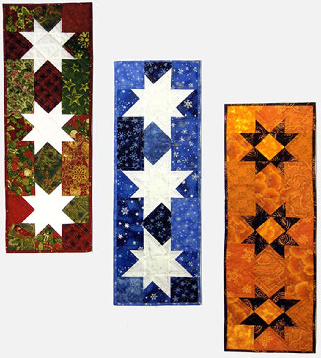 Designs to Share With You - Starlets - Quilt Pattern - Table Runner ...