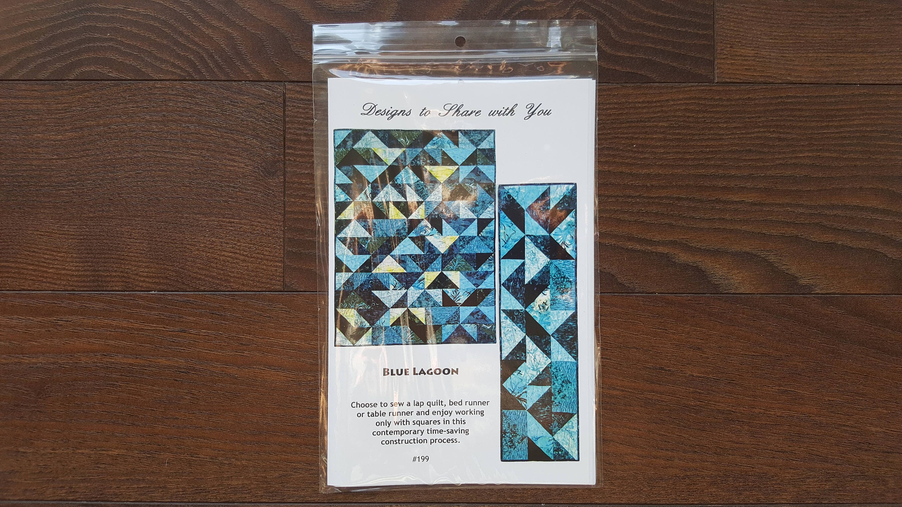 Designs to Share With You Blue Lagoon Quilt Pattern Lap Quilt Bed ...
