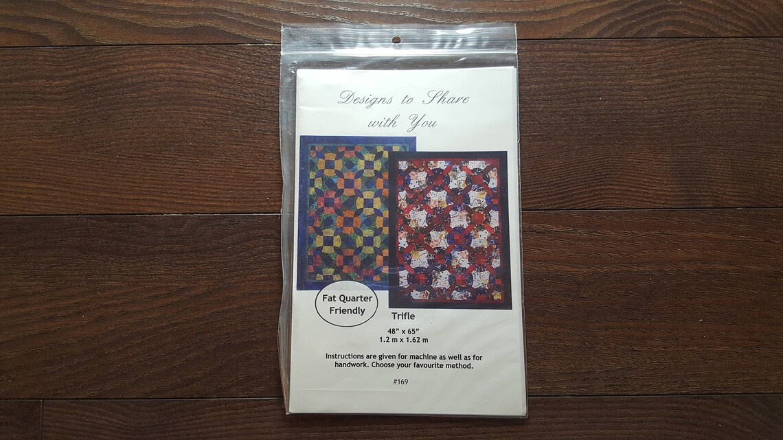 Designs to Share With You - Trifle - Quilt Pattern - Lap Quilt - DSY169 ...
