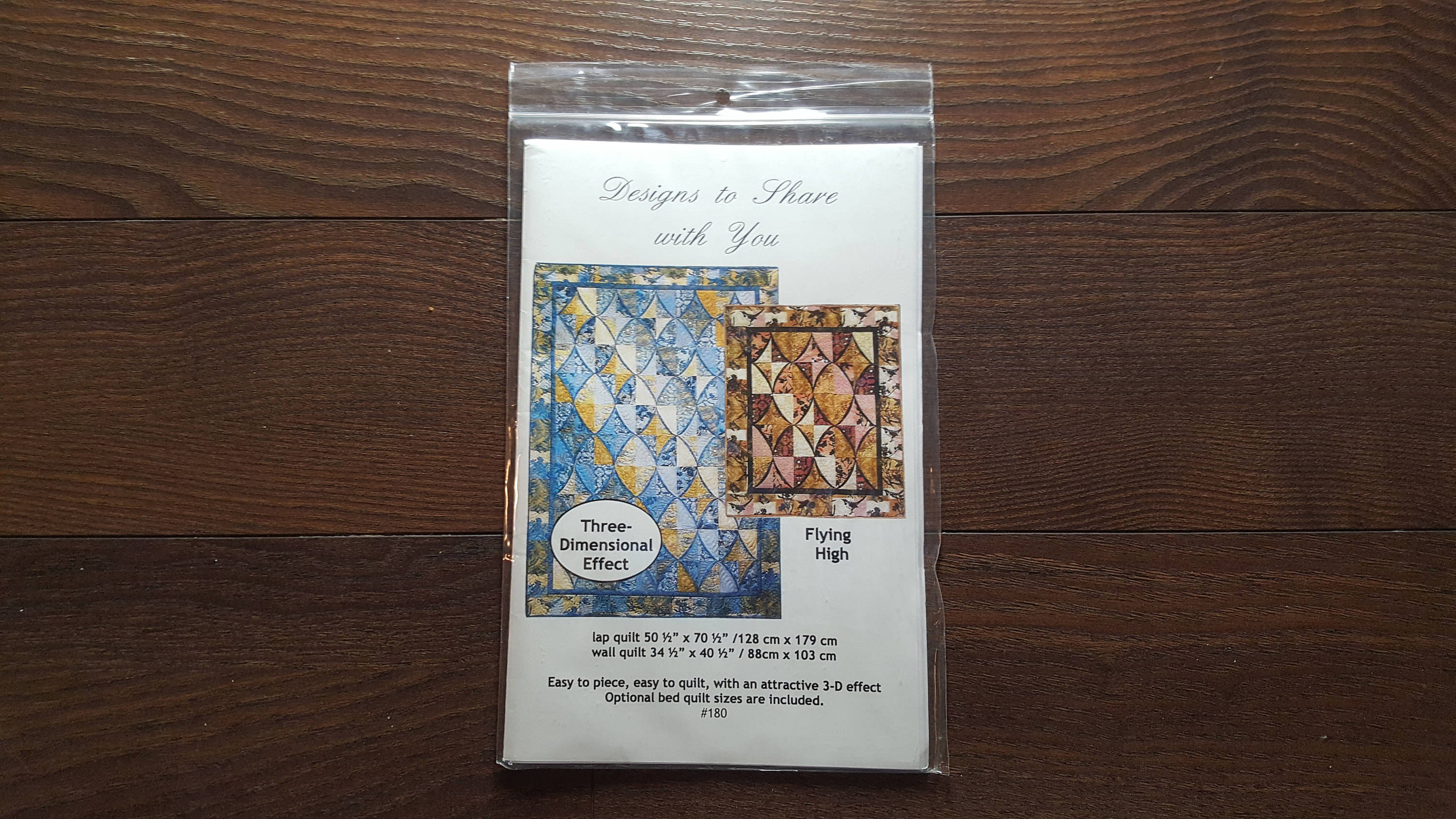 Designs to Share With You - Flying High - Quilt Pattern - Lap Quilt ...