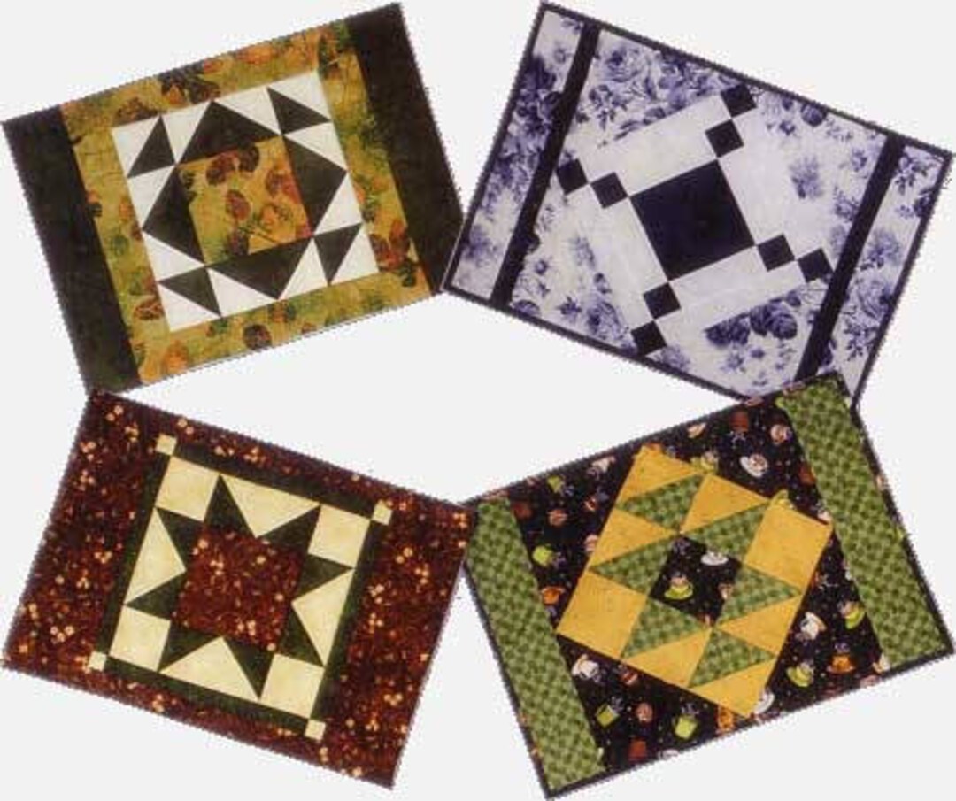 Designs to Share With You - Pieced Placemats - Quilt Pattern ...