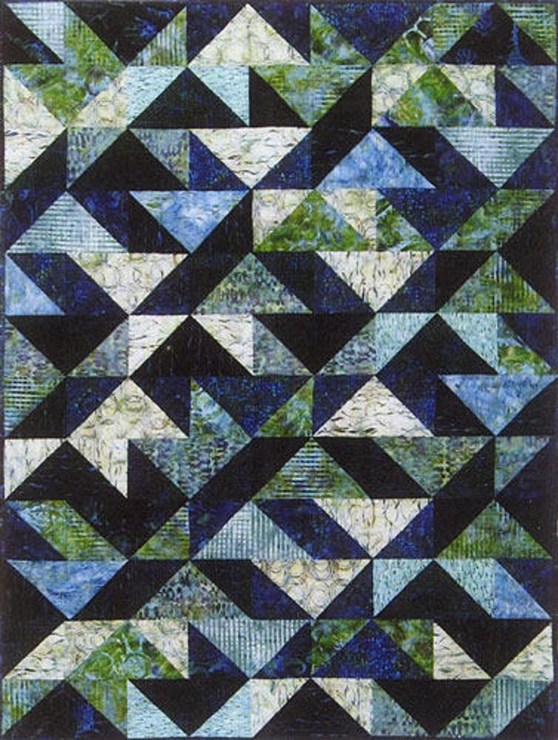 Designs to Share With You Blue Lagoon Quilt Pattern Lap Quilt Bed ...