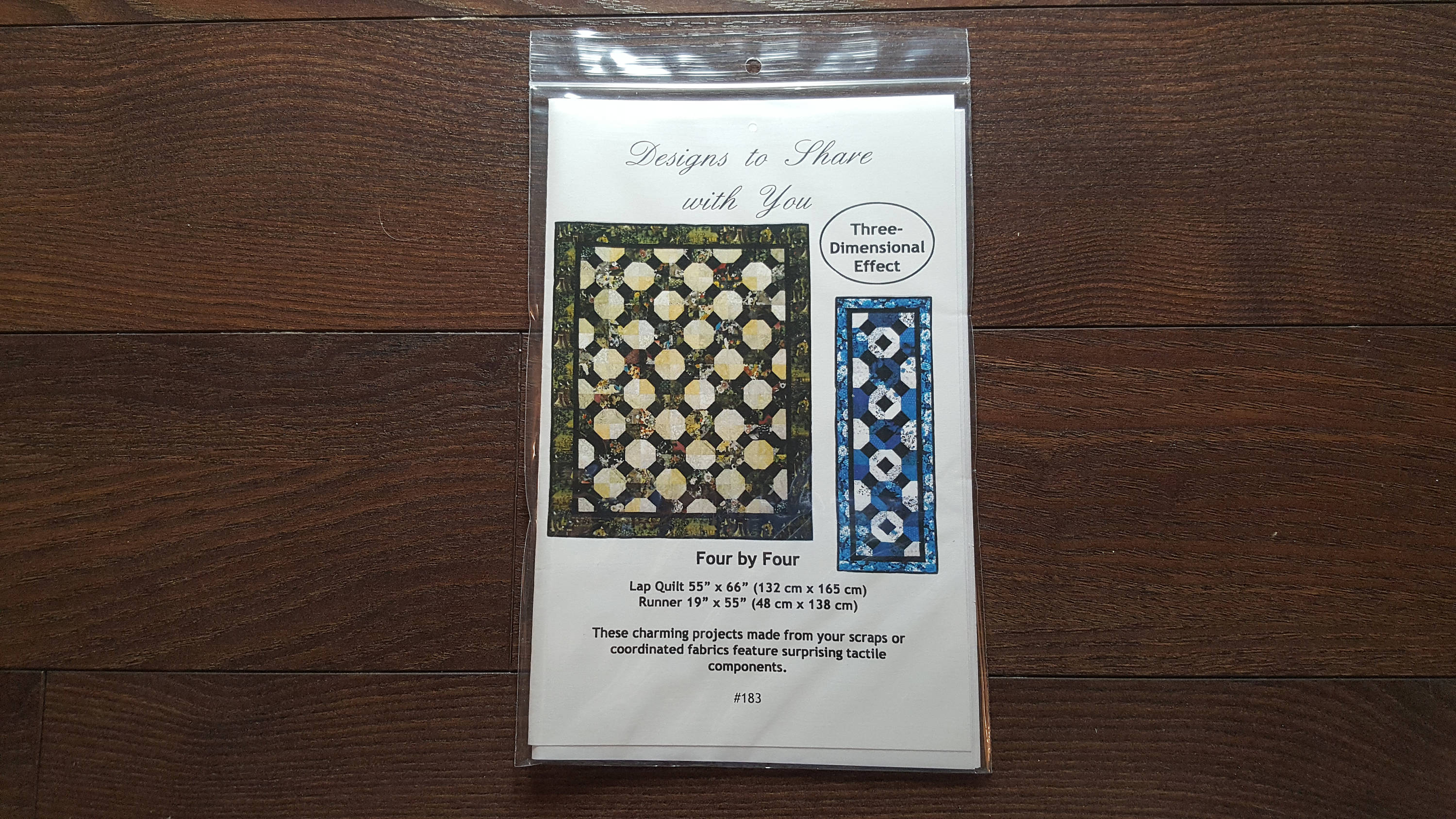 Designs to Share With You Four by Four Quilt Pattern - Etsy Canada