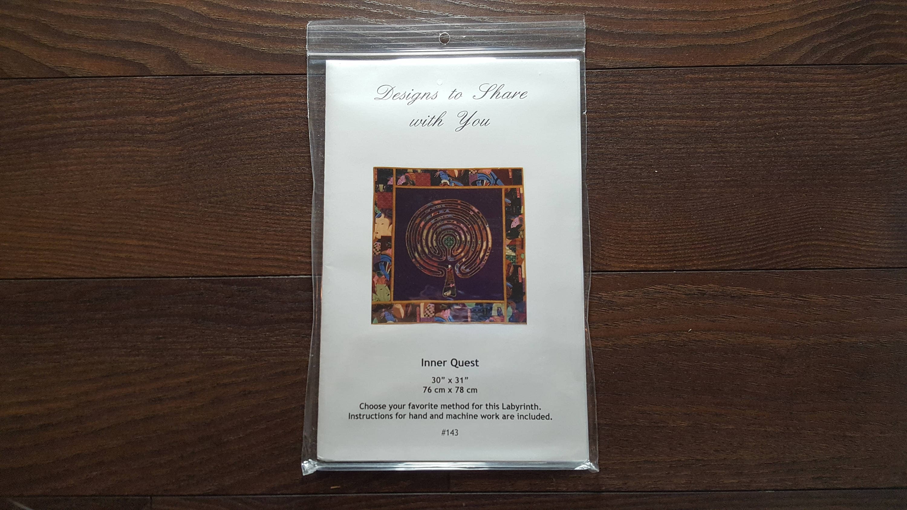Designs to Share With You - Inner Quest - Quilt Pattern - Wall Hanging ...