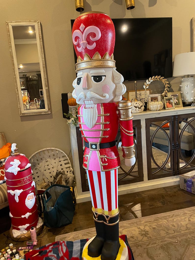 6 Foot Painted Nutracker - Etsy