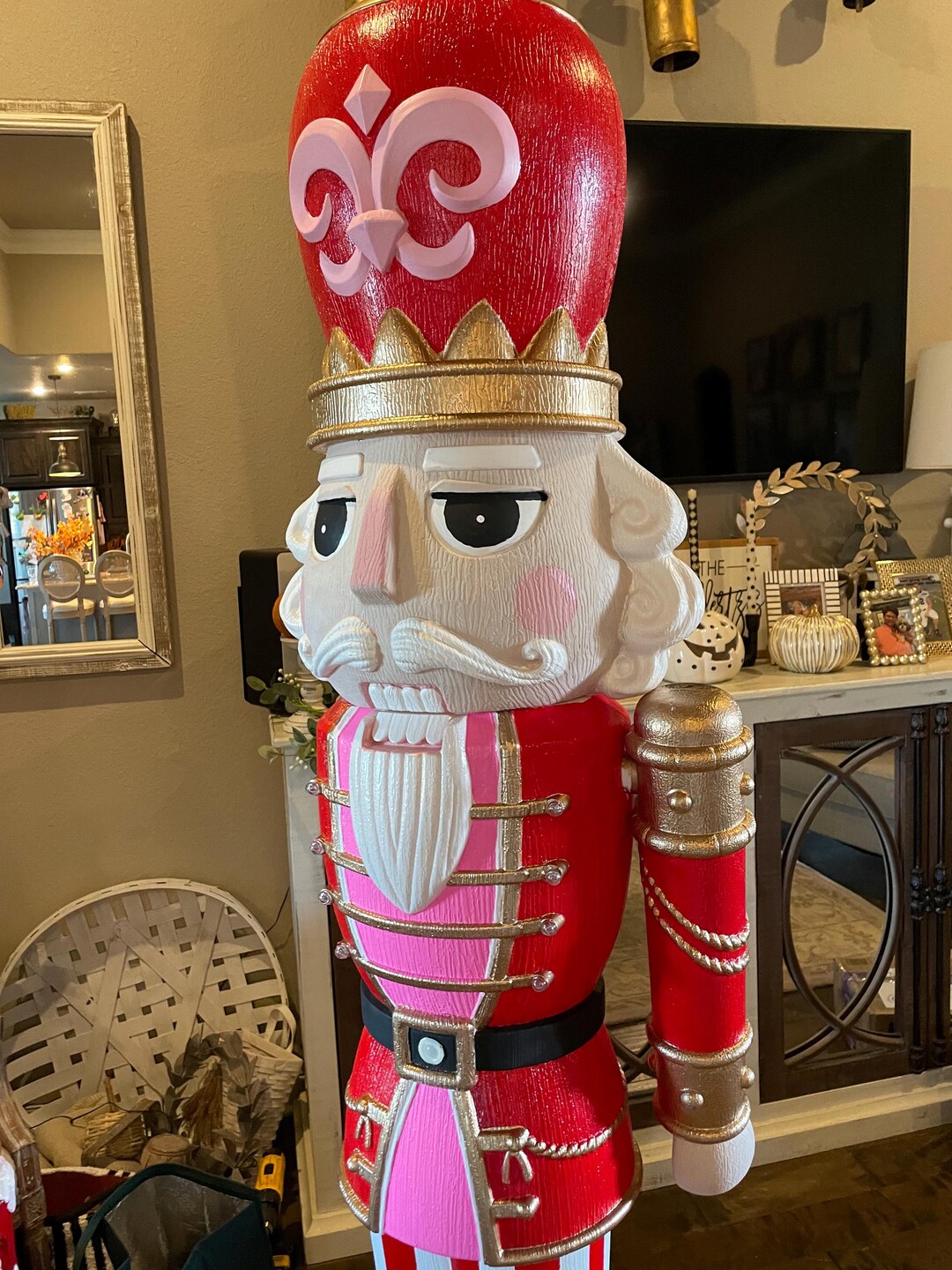 6 Foot Painted Nutracker - Etsy