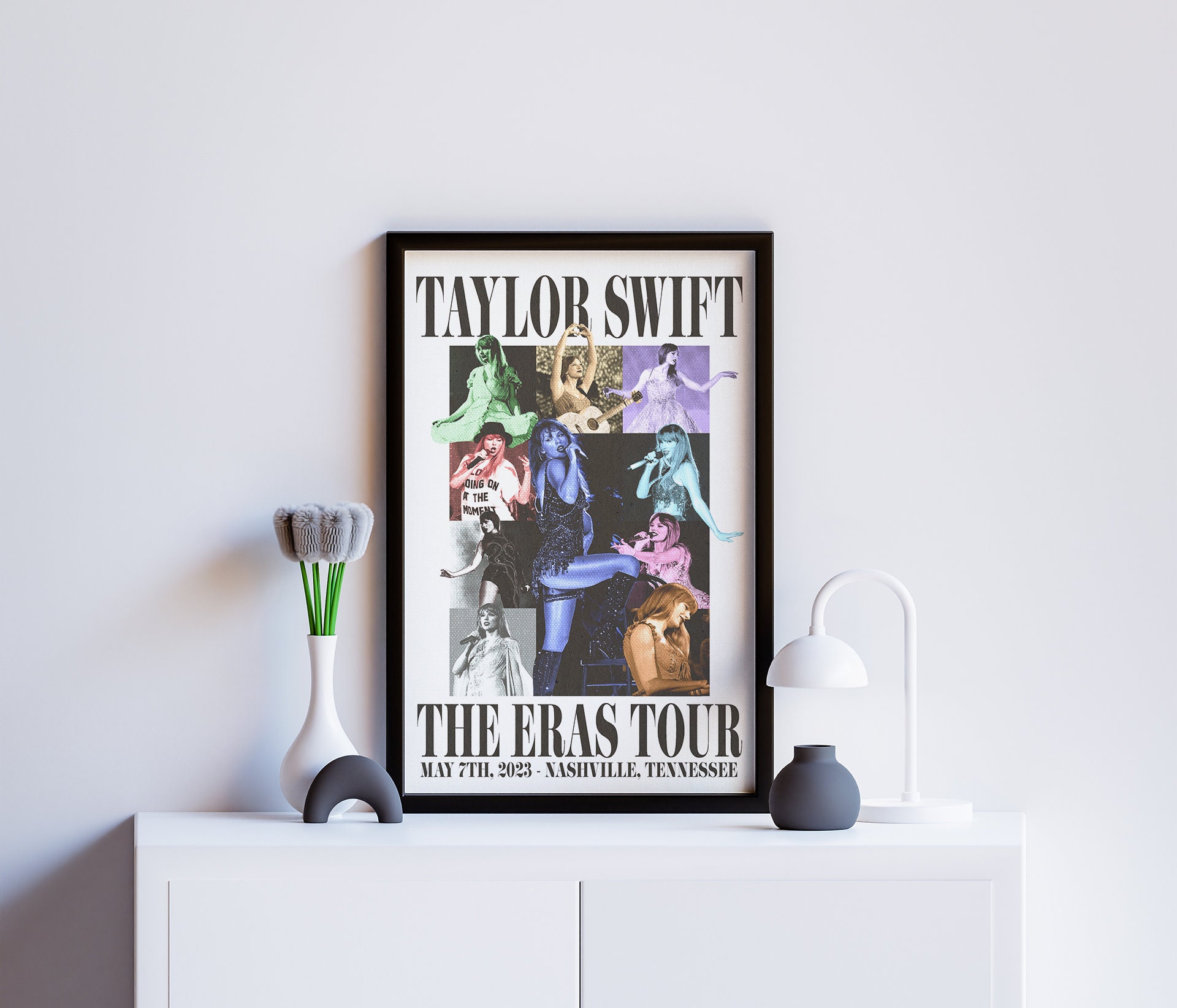 CUSTOM Taylor The Eras Tour Poster Taylor Concert Merch Wall Art Taylor ...