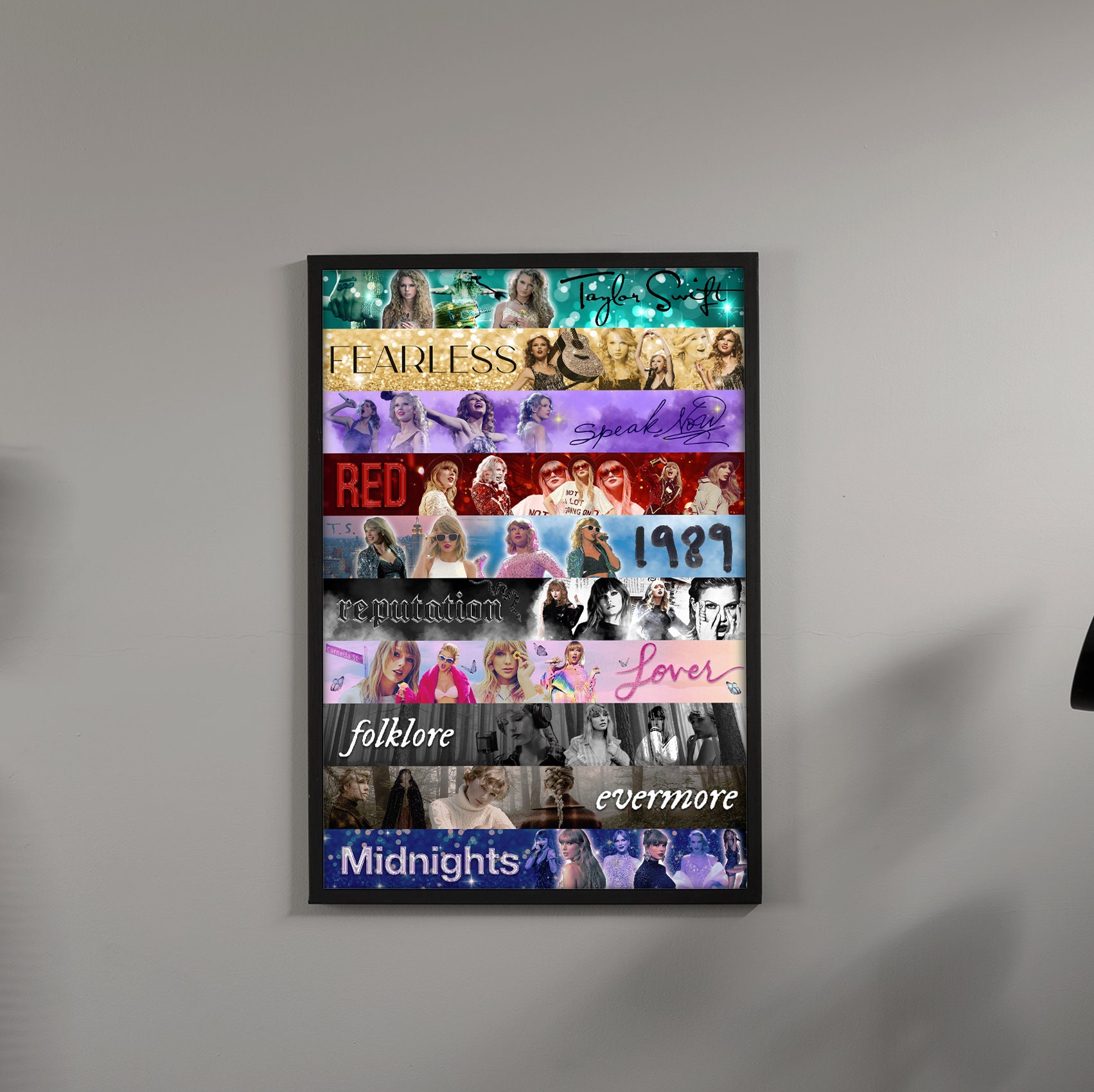 Taylor The Eras Tour Poster Taylor Concert Merch The Eras Tour Merch ...