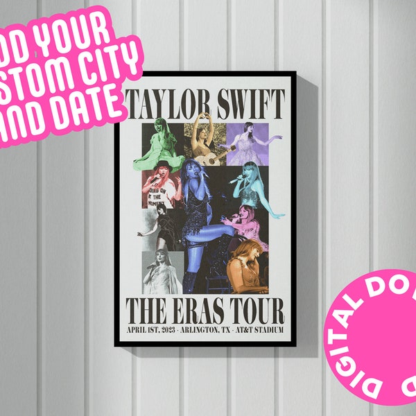 Eras Tour Poster With Dates - Etsy