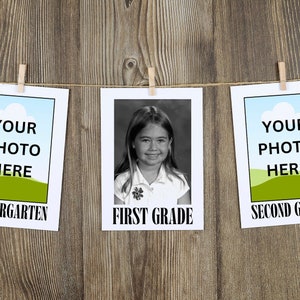 Childhood Milestones Template Graduation Party Decor Graduation ...