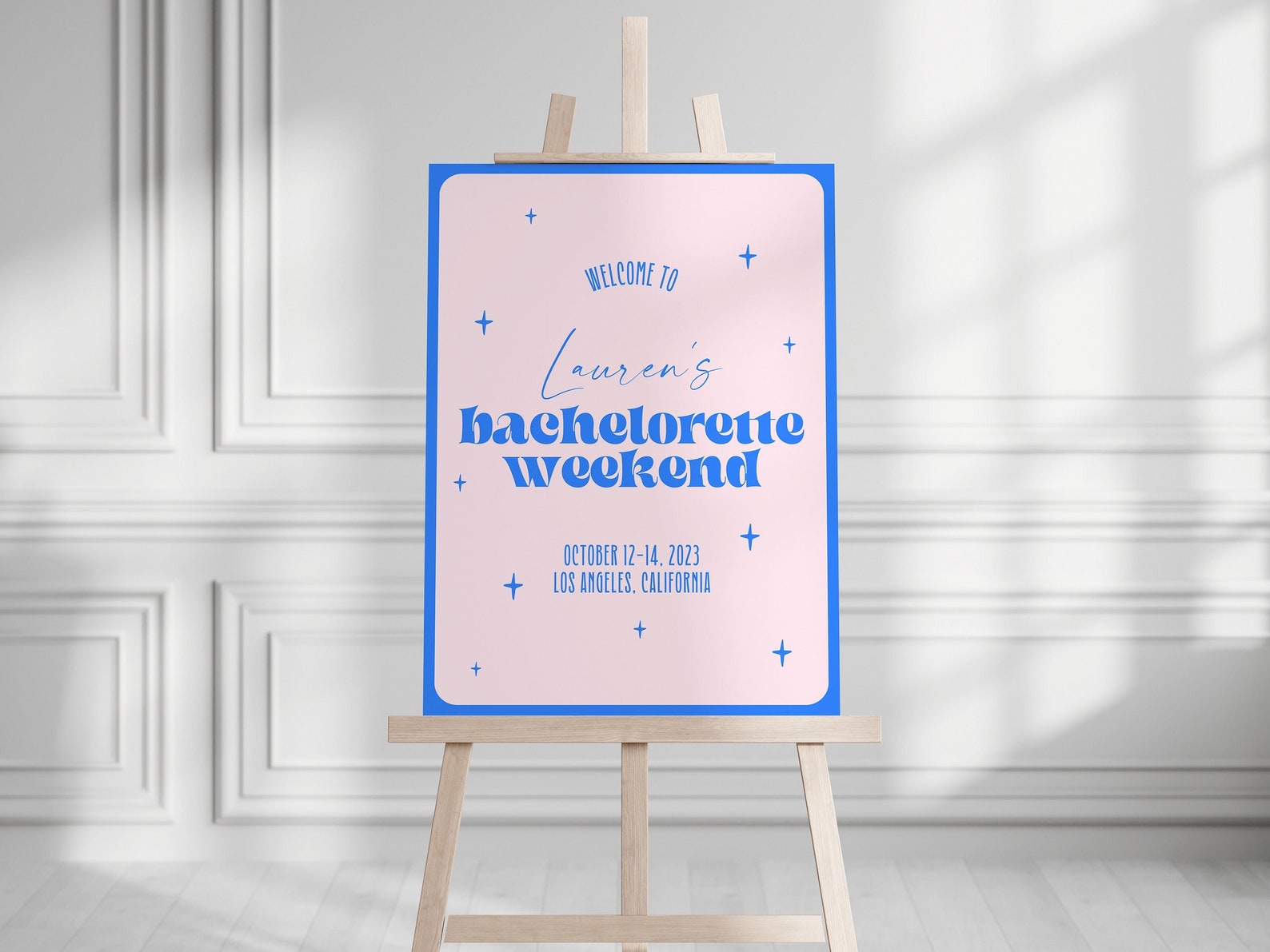 Bachelorette Party Welcome Sign Bachelorette Weekend Invite ...