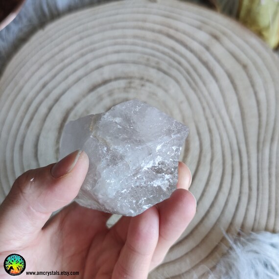 Home & Living Rocks & Geodes Raw clear QuartzGridding crystals etna.com.pe