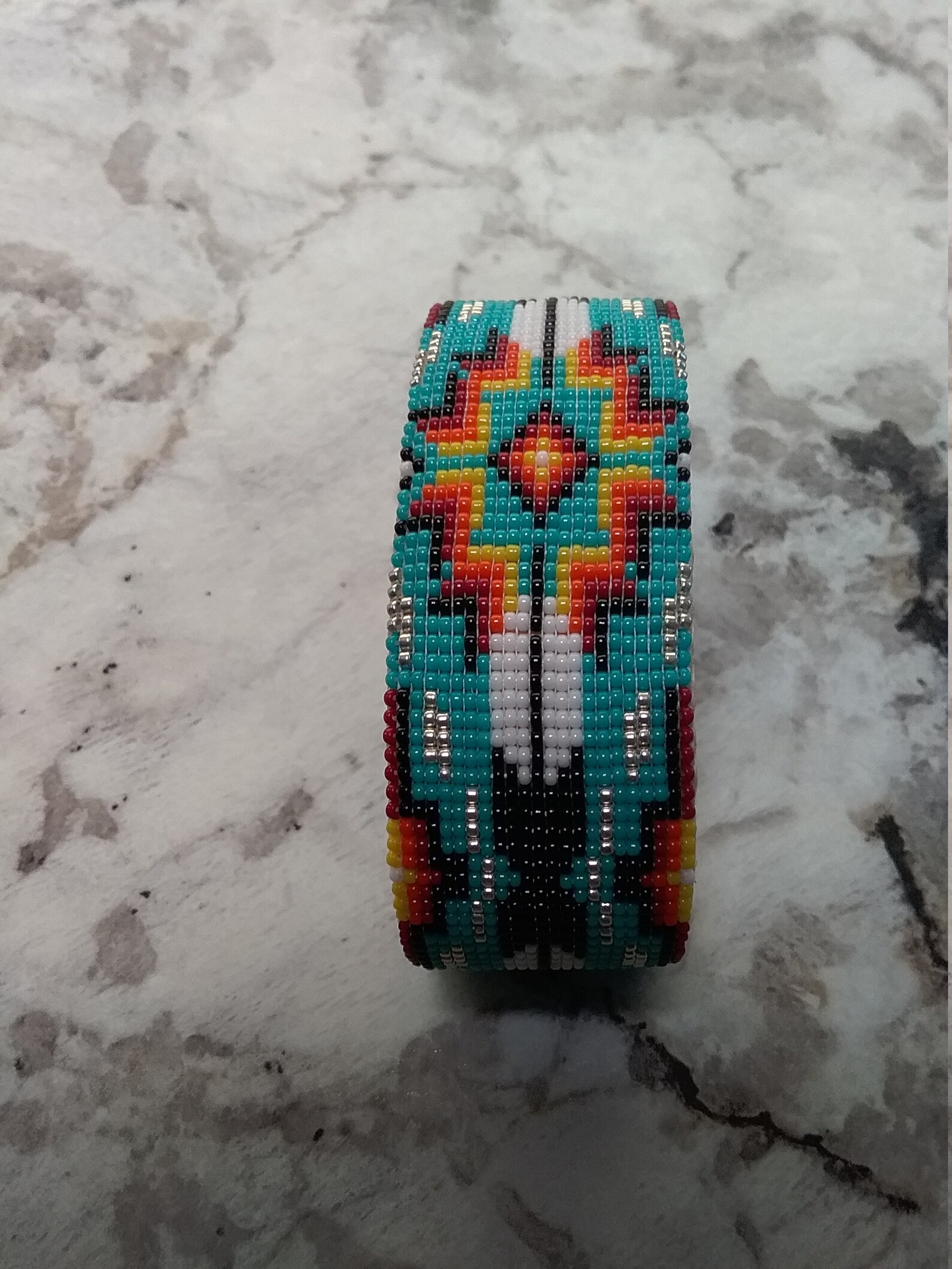 Native American Beaded Bracelet - Etsy