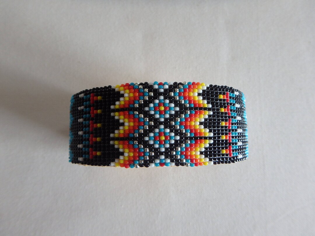 Native American Beaded Bracelet - Etsy