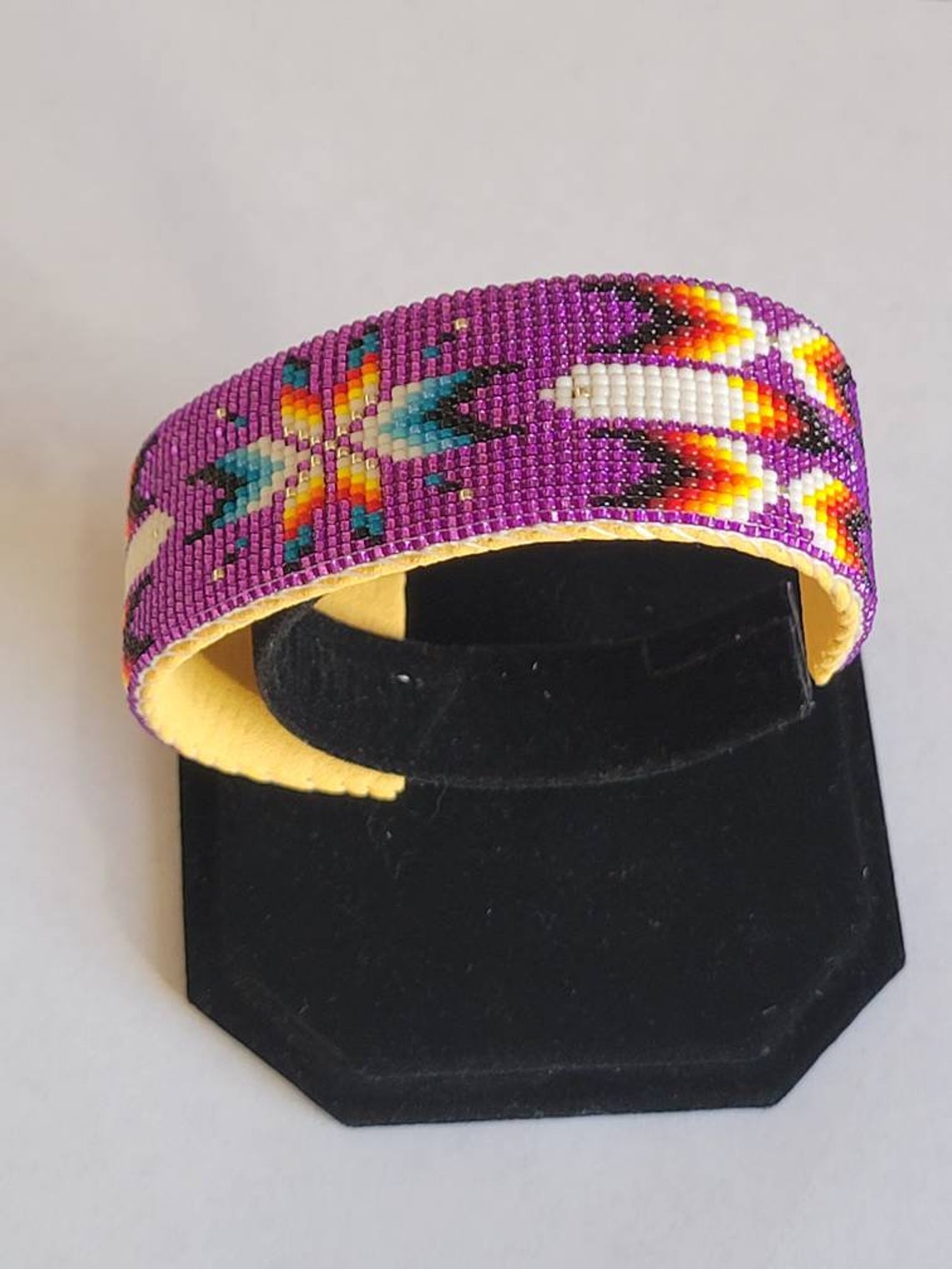 Native American Beaded Bracelet - Etsy