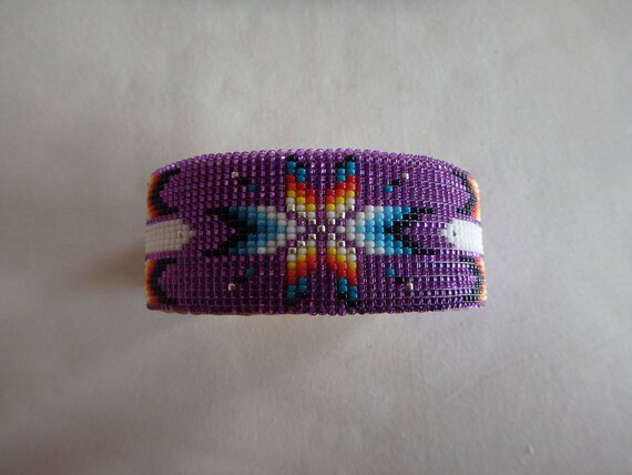 Native American Beaded Bracelet | Etsy