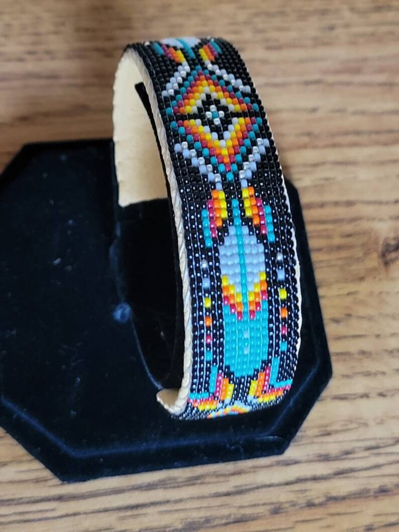 Native American Beaded Bracelet - Etsy