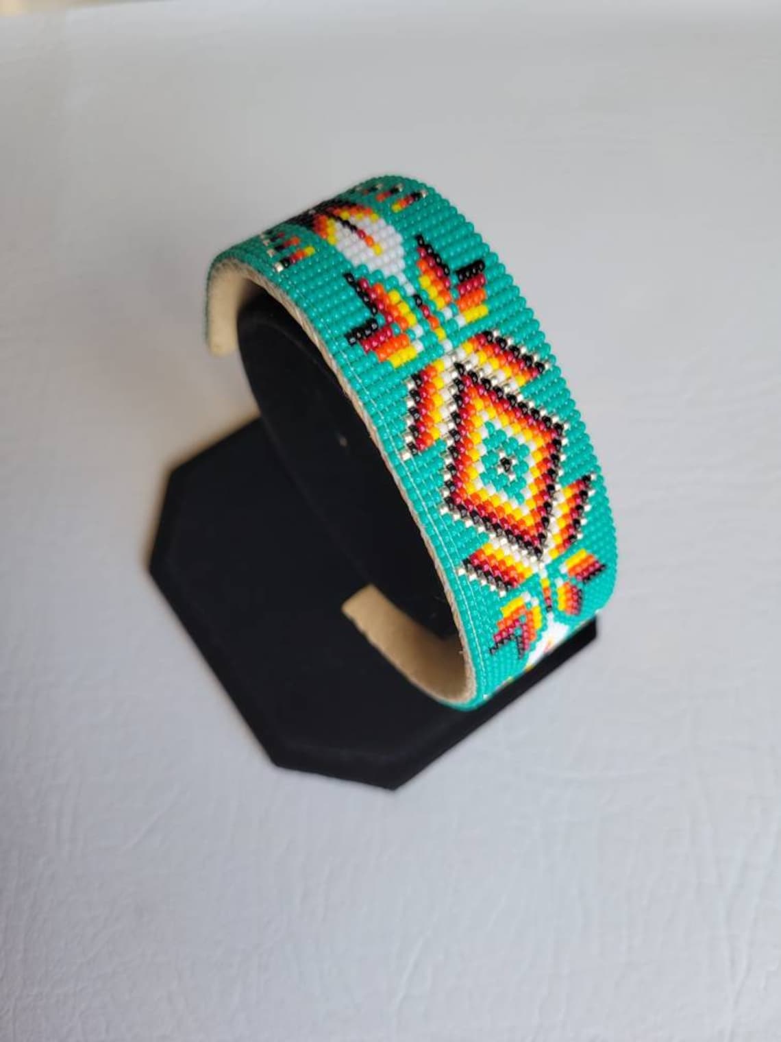 Native American Beaded Bracelet - Etsy
