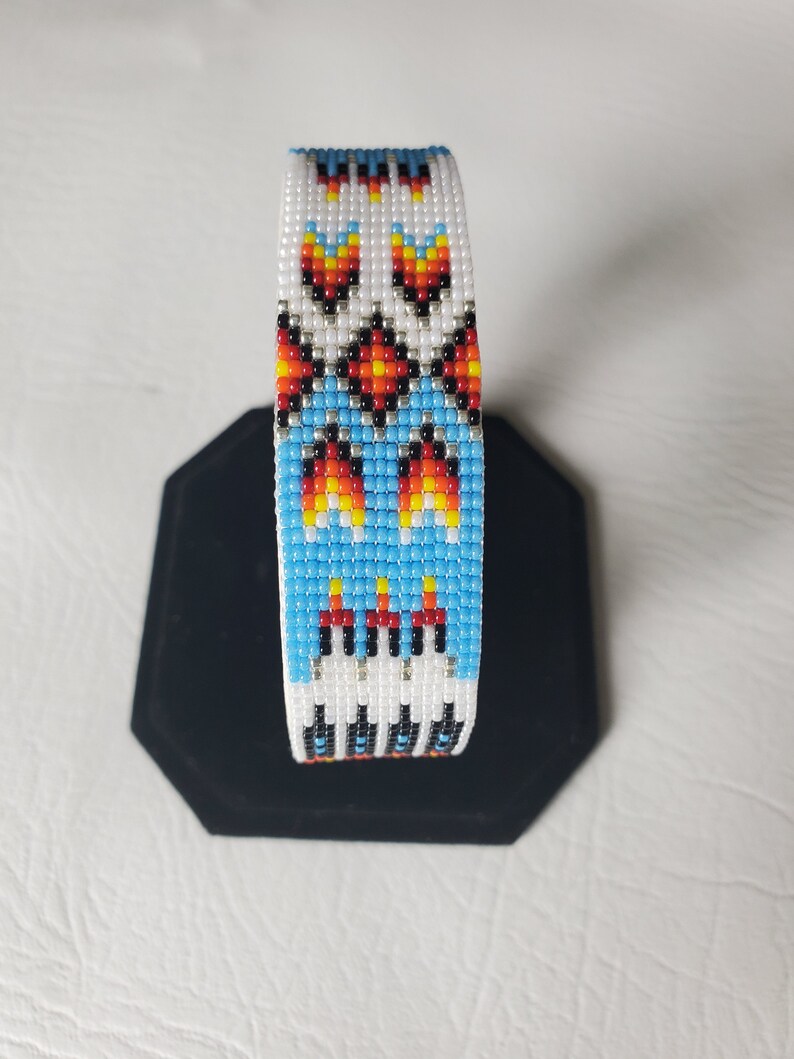 Native American Beaded Bracelet - Etsy