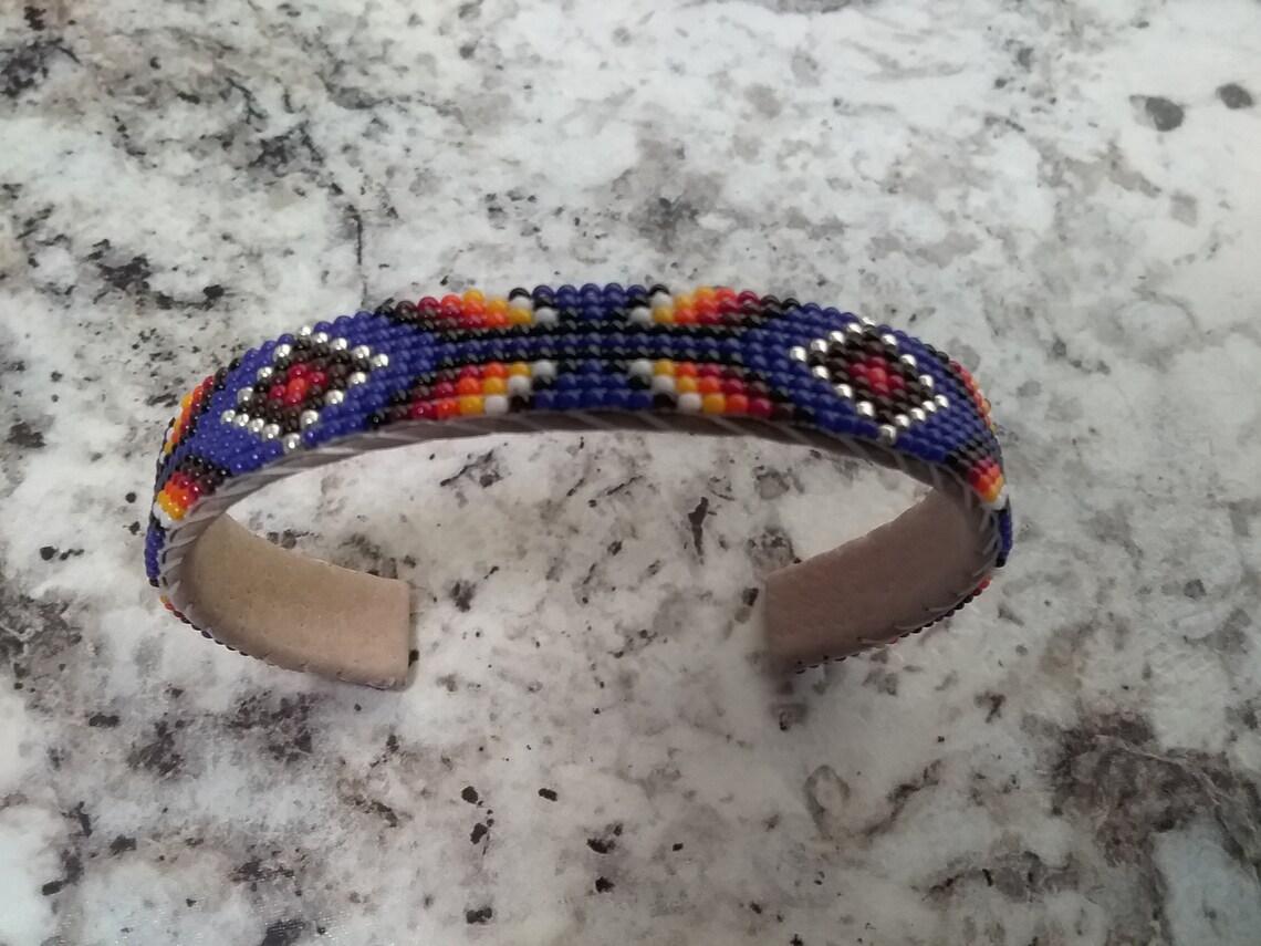 Native American Beaded Bracelet - Etsy