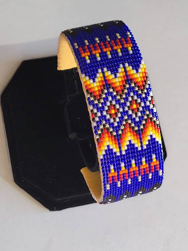 Native American Beaded Bracelet - Etsy
