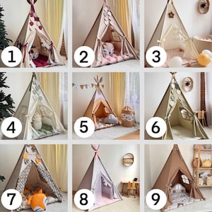 Playroom Tipi, Indoor Playhouse, Premium Tipi Tent, Toddler Tent ...