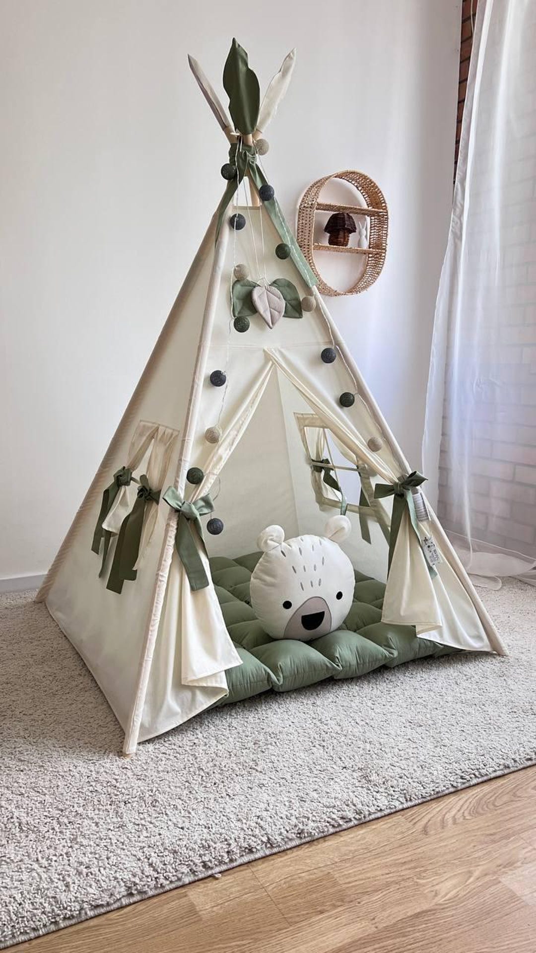 Teepees for Kids, Play Tent, Children Playhouse, Woodland Nursery Decor ...