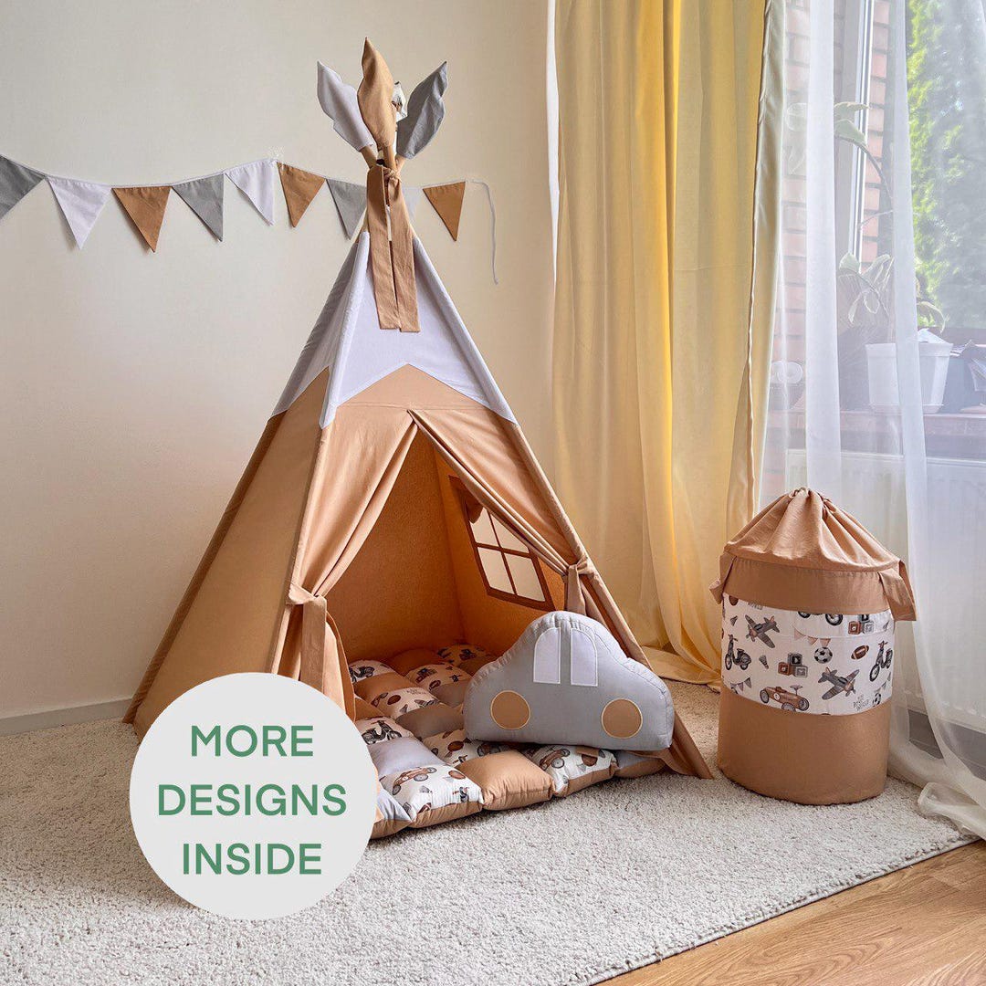 Teepees for Kids, Premium Tipi Tent, Play Tent, Children Playhouse ...