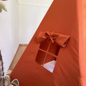 RED Teepee, Play Tent, Playhouse, Personalized Prezent, Birthday Gift ...