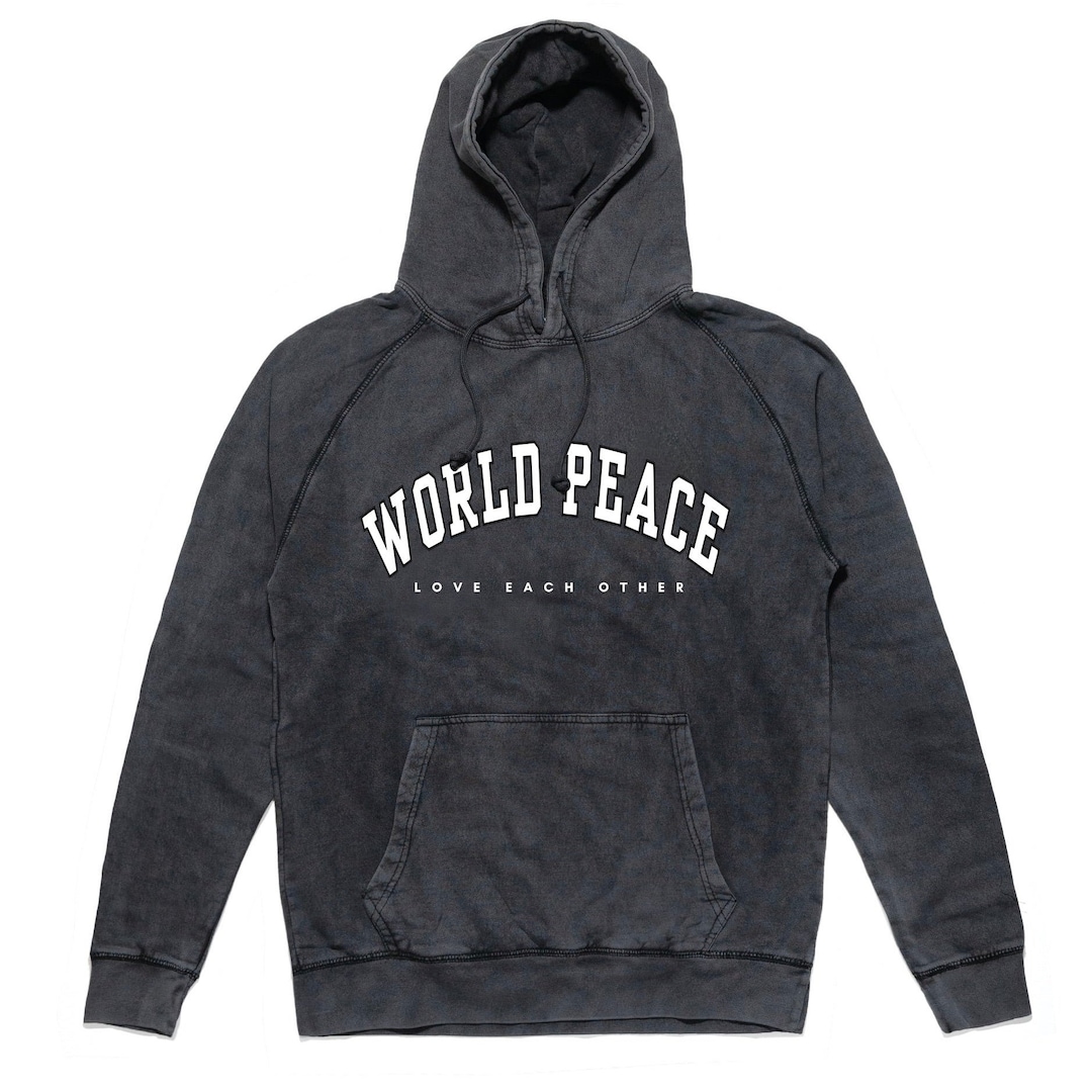 World Peace Vintage Hoodie - Etsy