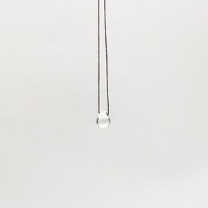Water Drop Sterling Silver Necklace - Etsy