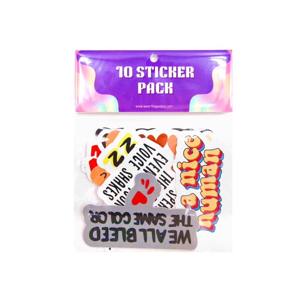 10 Stickers Bundle Pack - Etsy